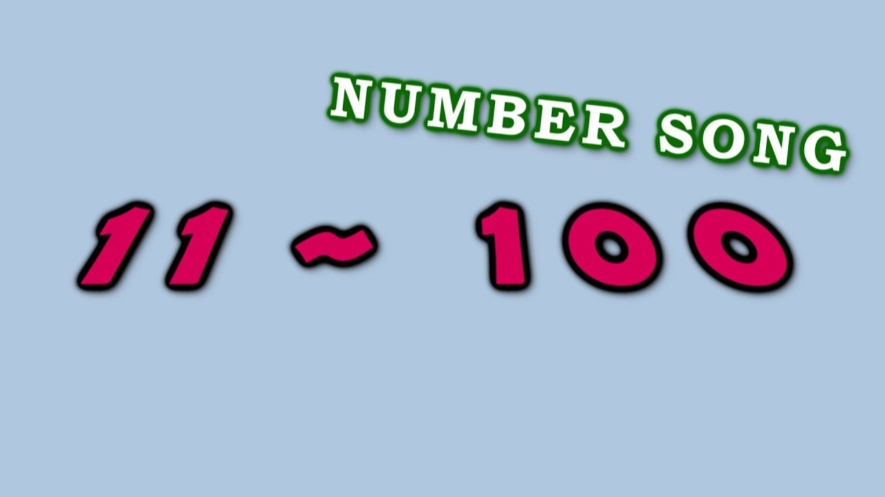 NUMBER SONG : 11~100 (part3) | 숫자송 - YouTube