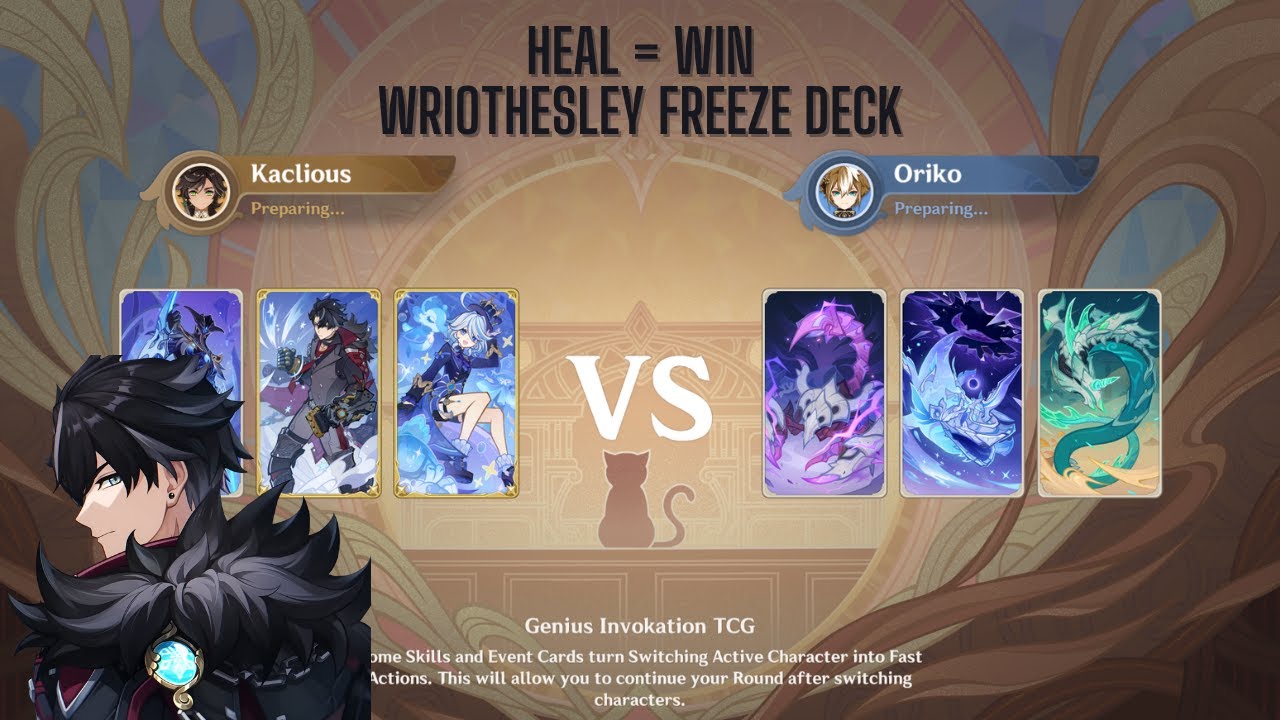 Wriothesley Infinite Healing!?!? 💧 | Genshin TCG - YouTube