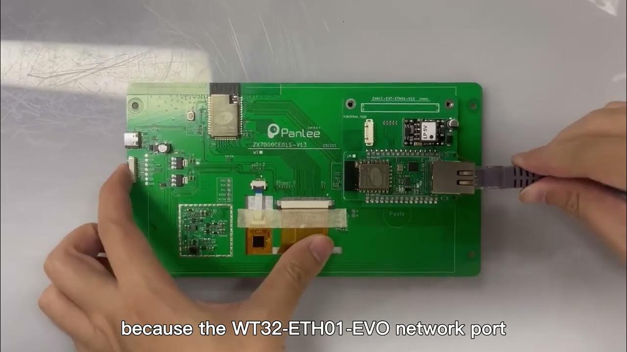 Application based on ESP32-S3 color screen and ESP32-C3 Ethernet ...