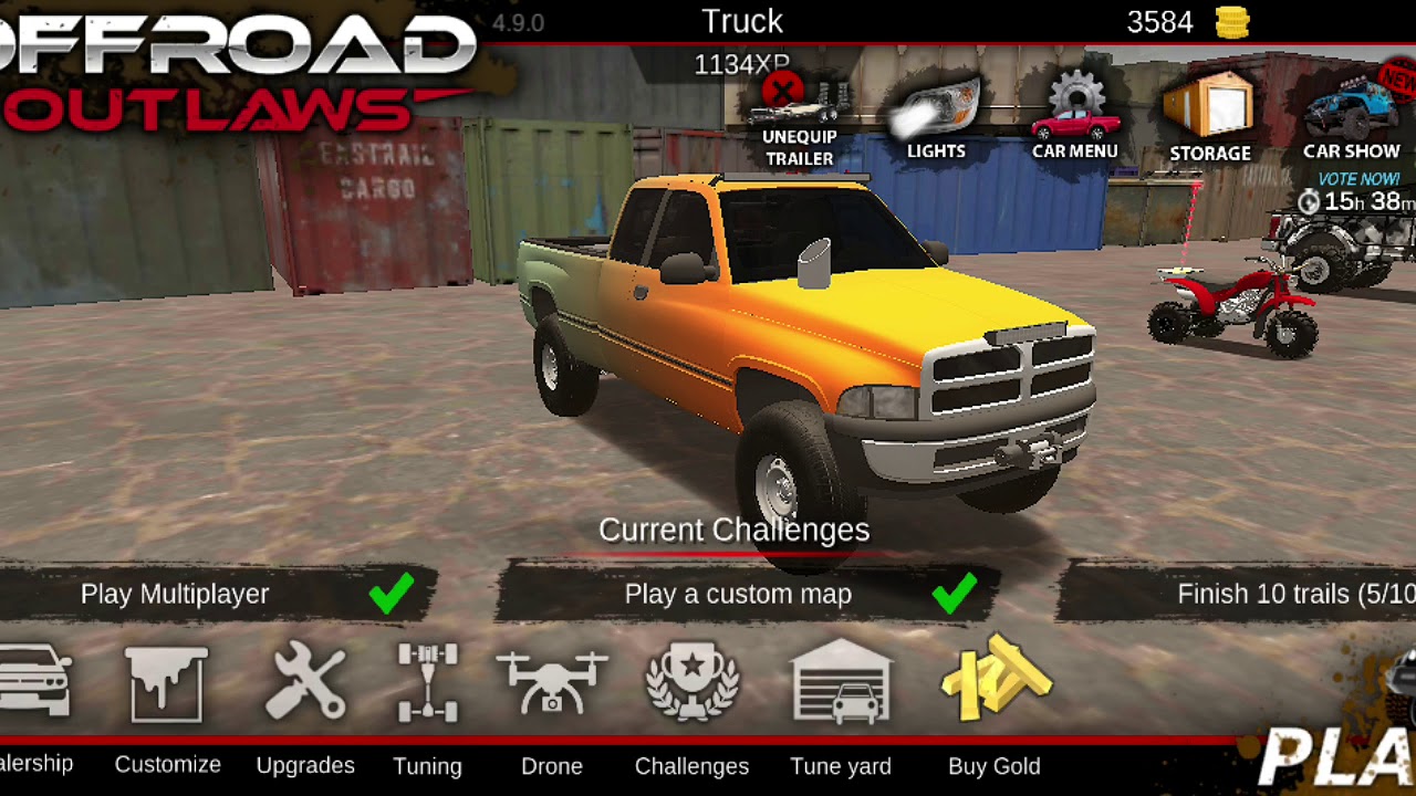 second gen ram build for the new update in offroad outlaws - YouTube