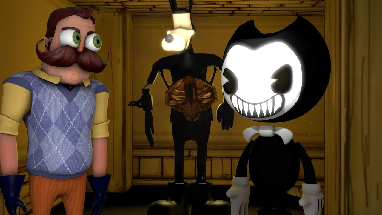 [FNAF SFM] ANIMATRONICS vs BORIS vs Bendy Animation Compilation (FNAF ...