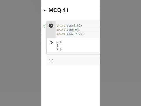 MCQ 41 #viral #trending #shortvideo #reels #shorts #hackerrank #codechef #python #study #learn ...