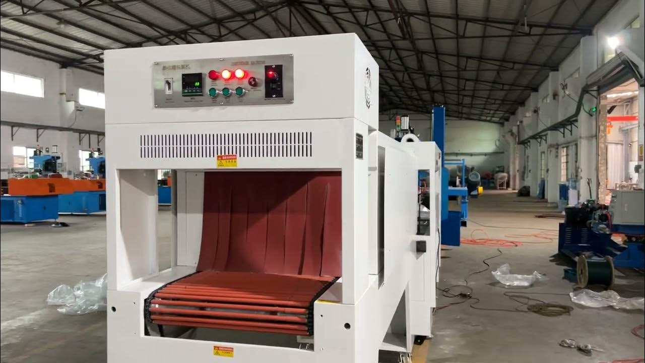 Automatic coiling, tying and heat shrinking machine with high ...