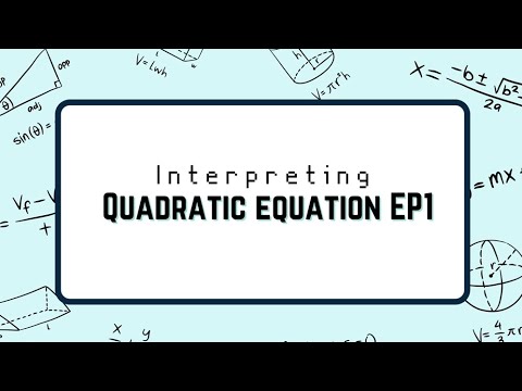 Additional Mathematics (Quadratic equations-Introduction) EP1 #ibdp # ...