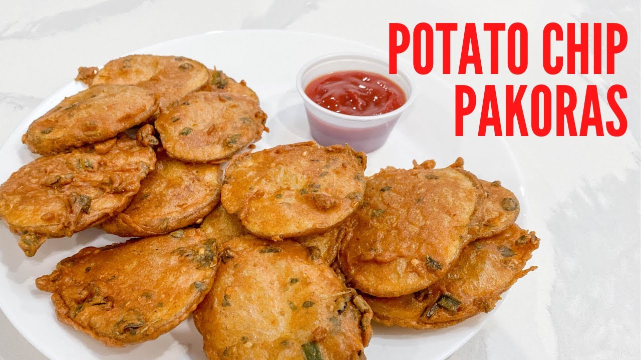 Potato Chips Pakora Recipe | Aloo Pakora | Najma's Kitchen - YouTube