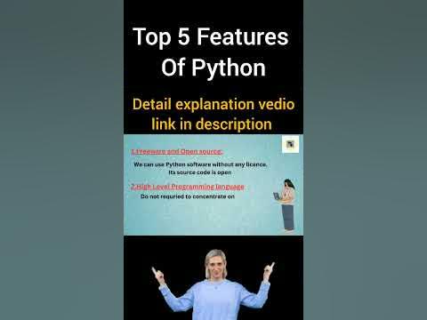 Top 5 Features of Python.#pythonbeginners #learnpython #shorts # ...