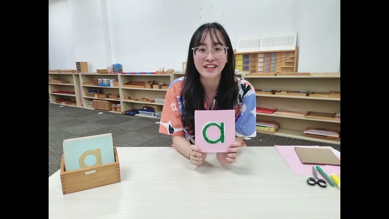 DIY Montessori Material - Sandpaper letters - YouTube
