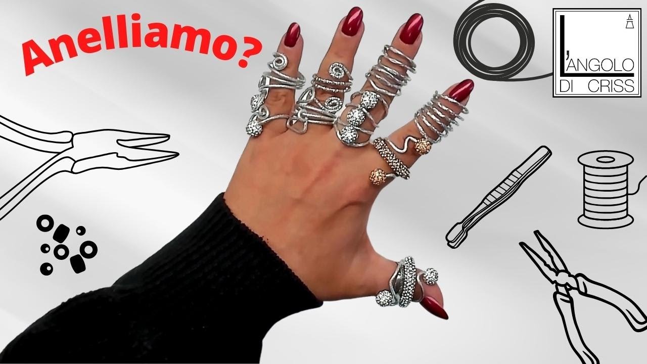 Anelli in alluminio fai da te FACILISSIMI! Tutorial live - YouTube