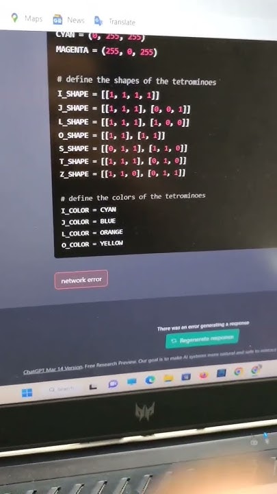 I made Tetris using ChatGPT! #shorts - YouTube