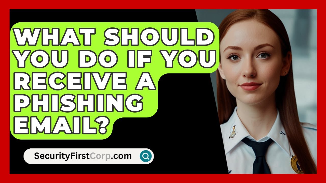 What Should You Do If You Receive a Phishing Email? - SecurityFirstCorp ...