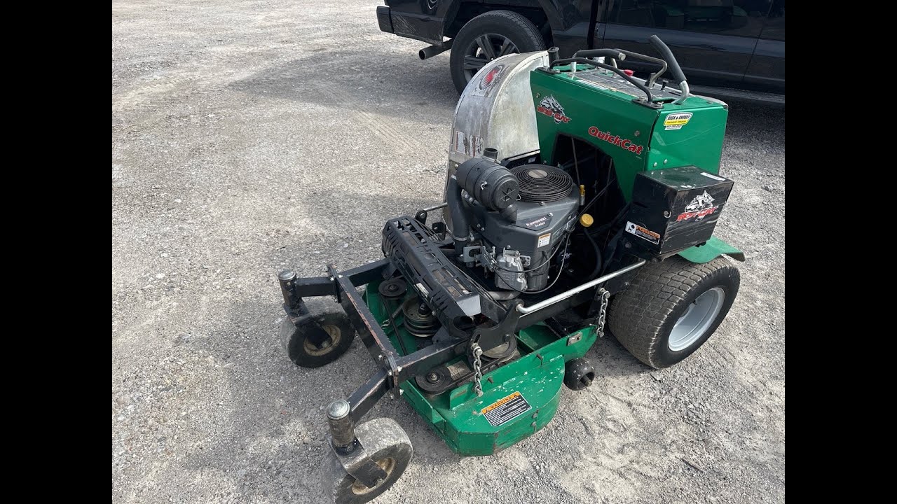 Lot 64 Bob-Cat Quickcat Zero Turn Stander Mower With 36" Mowing Deck ...