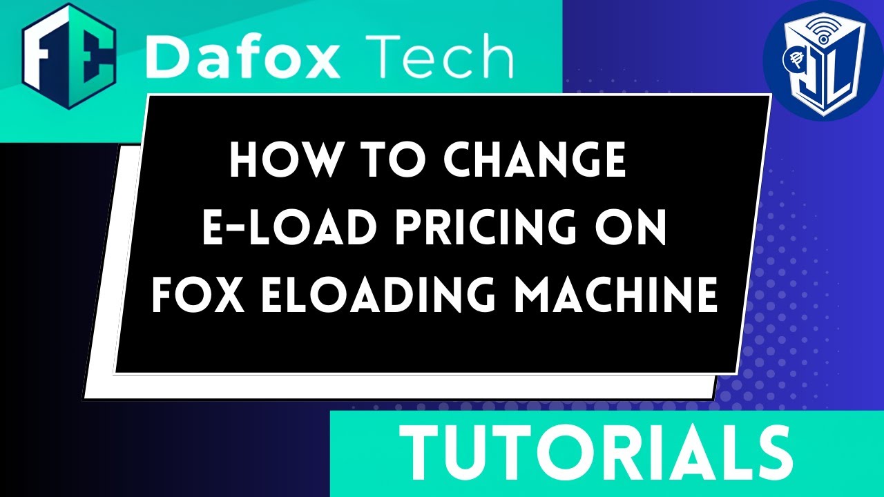 How to change eload pricing on fox Eloading Machine - YouTube