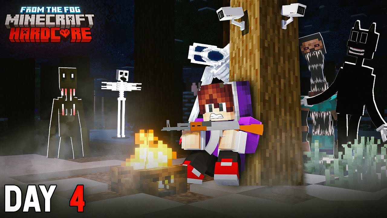 I Survived 100 Days in Minecraft's DEADLIEST Horror Mod From The Fog ...