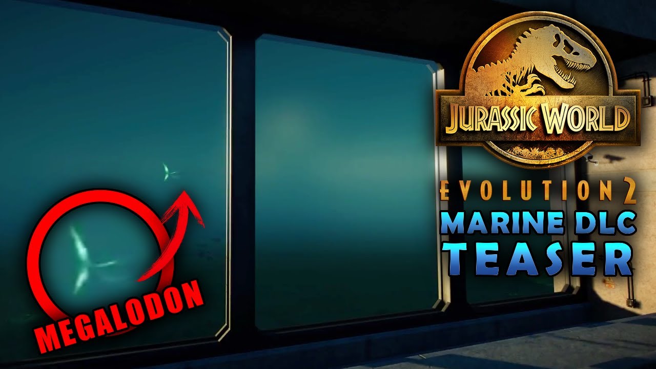 MEGALODON TEASED? - NEW DLC for JURASSIC WORLD EVOLUTION 2! (Marine Reptile DLC) - YouTube