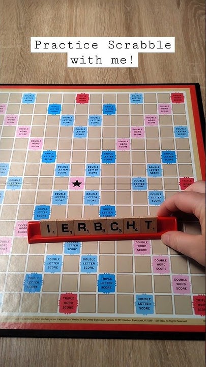 Practice Scrabble with me! What other words can you spell with these ...