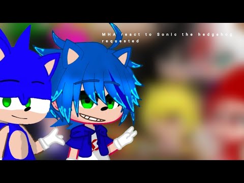 MHA react to Sonic the hedgehog|| Requested|| Eng/Esp