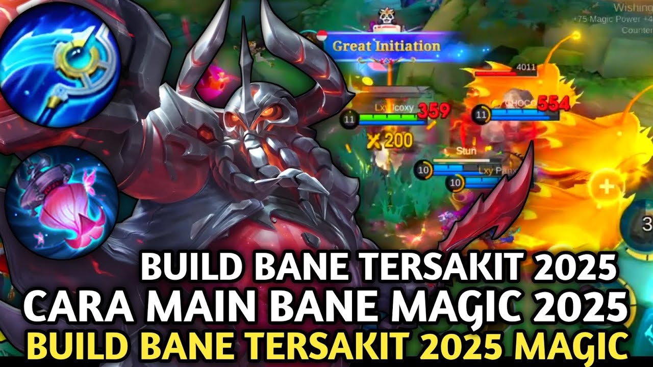 BANE MAGIC BELUM RAME! OVER POWER BANGET PADAHAL! BUILD BANE TERSAKIT ...