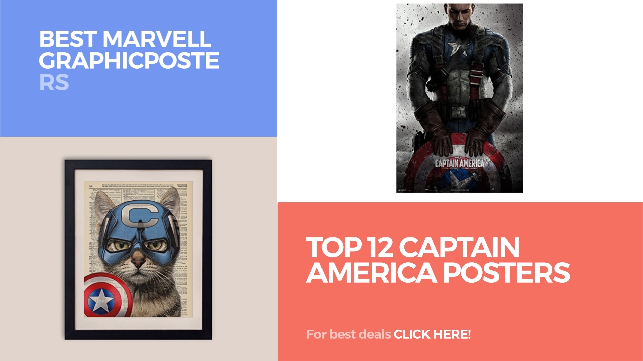 Top 12 Captain America Posters // Best Marvell GraphicPosters - YouTube