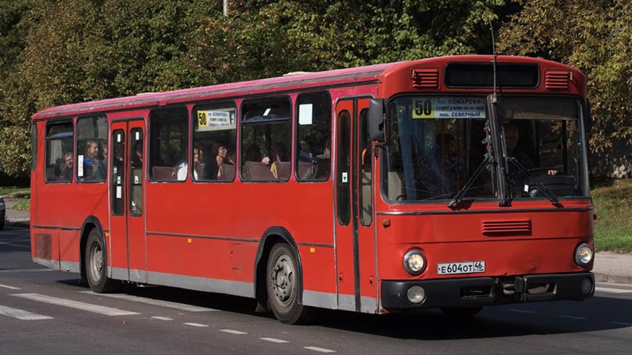 Mercedes O307 // Е 604 ОТ 46 // 50 маршрут // пос.Северный - по ...