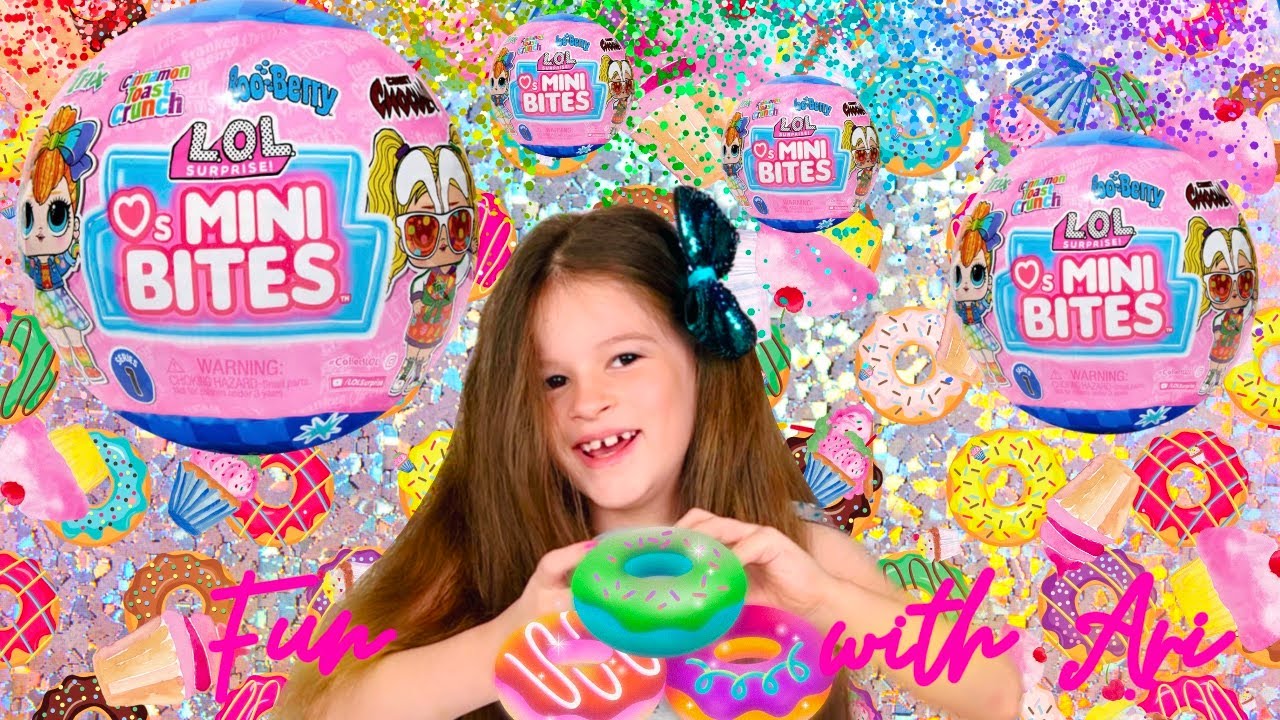 Join the Fun With Ari: Lol Surprise Mystery Box Opening! NEW Mini Bites ...