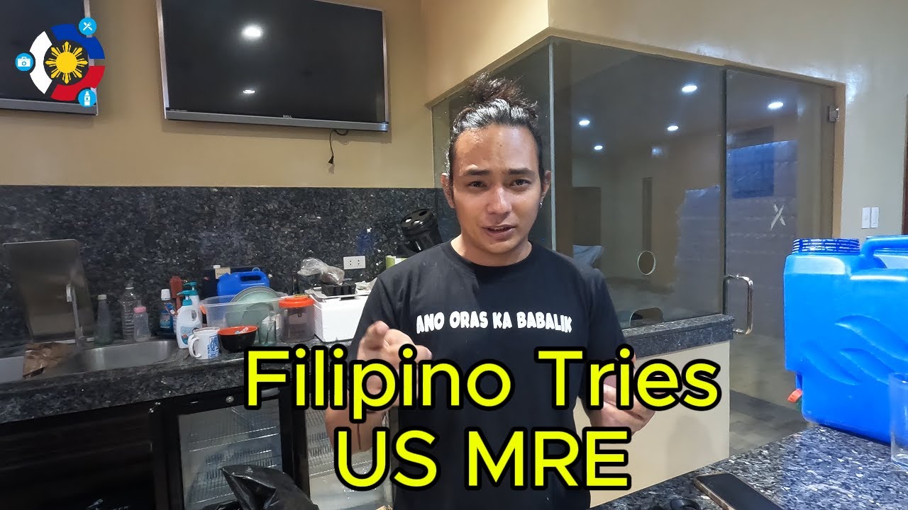 Filipino tries US MRE - Menu 11 - Vegetable Crumbles (vegetarian) - YouTube