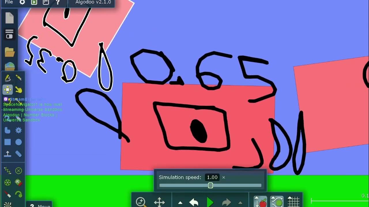 Algodoo | Number Blocks | Fun animations and vibrant visuals - YouTube