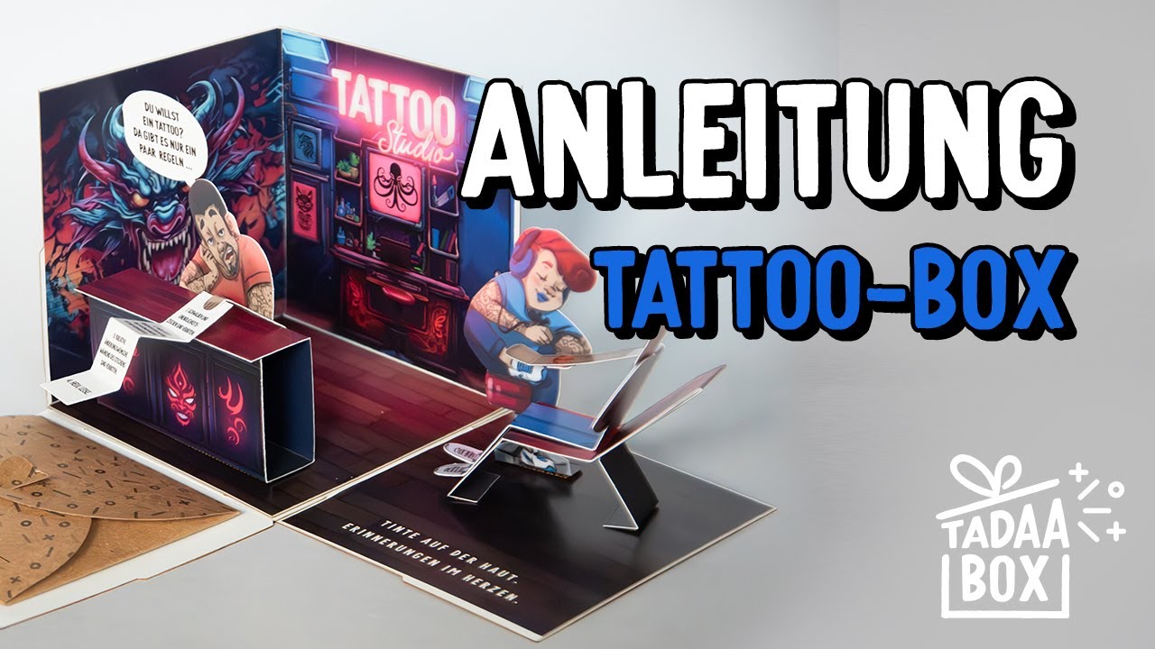 Anleitung Tattoo Tadaa-Box - YouTube