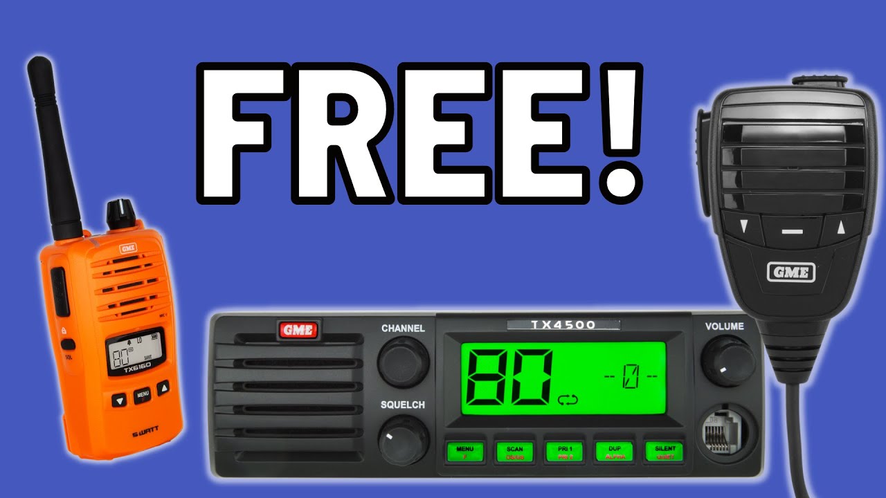 FREE Communication with NO License Required!! UHF CB Radio - YouTube