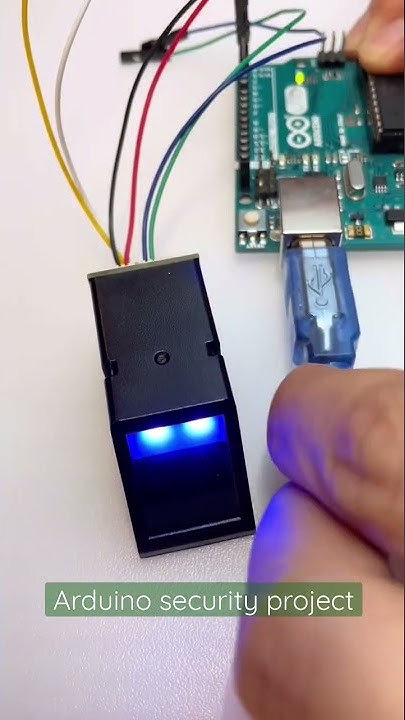Mindblowing security project with fingerprint sensor and Arduino #arduino #electronics # ...