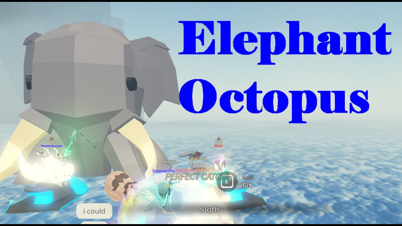 How to Get ELEPHANT OCTOPUS in Fisch! (Elephant Octopus Event Guide ...