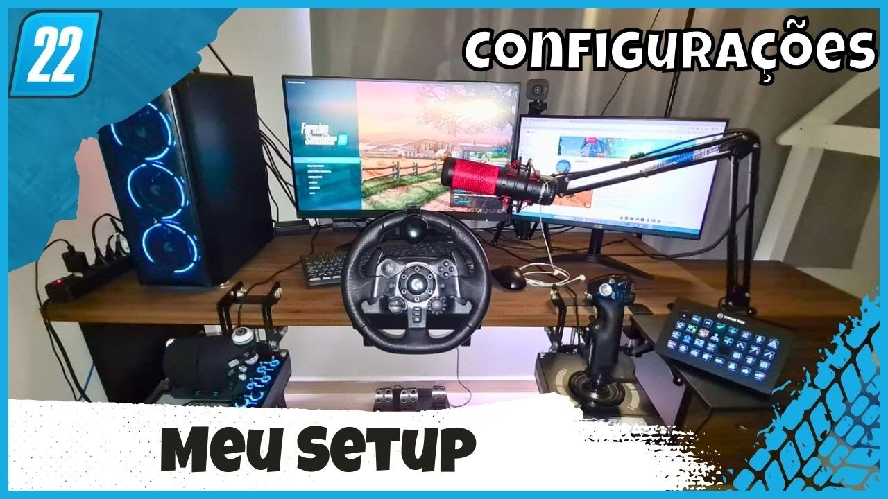 Configurações do meu Setup, Este é o meu PC para jogar o Farming ...
