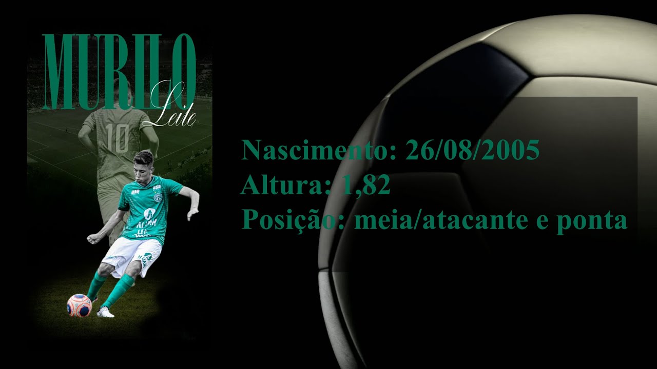 MURILO LEITE - Jogador de futebol - YouTube