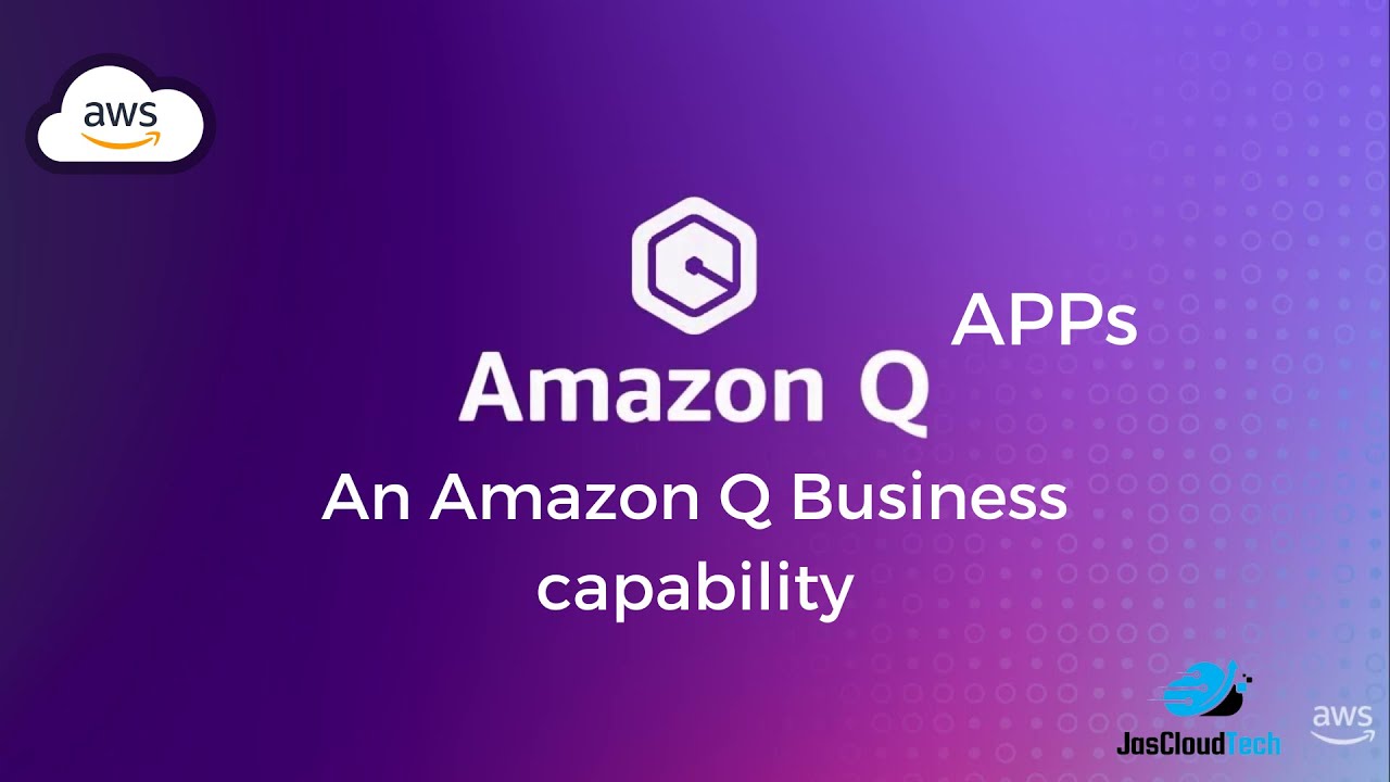 Amazon Q Apps -An Amazon Q Business Capability - YouTube