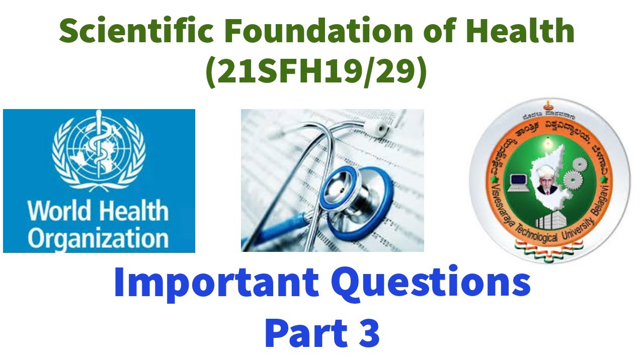 Important Model question paper discussion VTU scientific foundation of ...