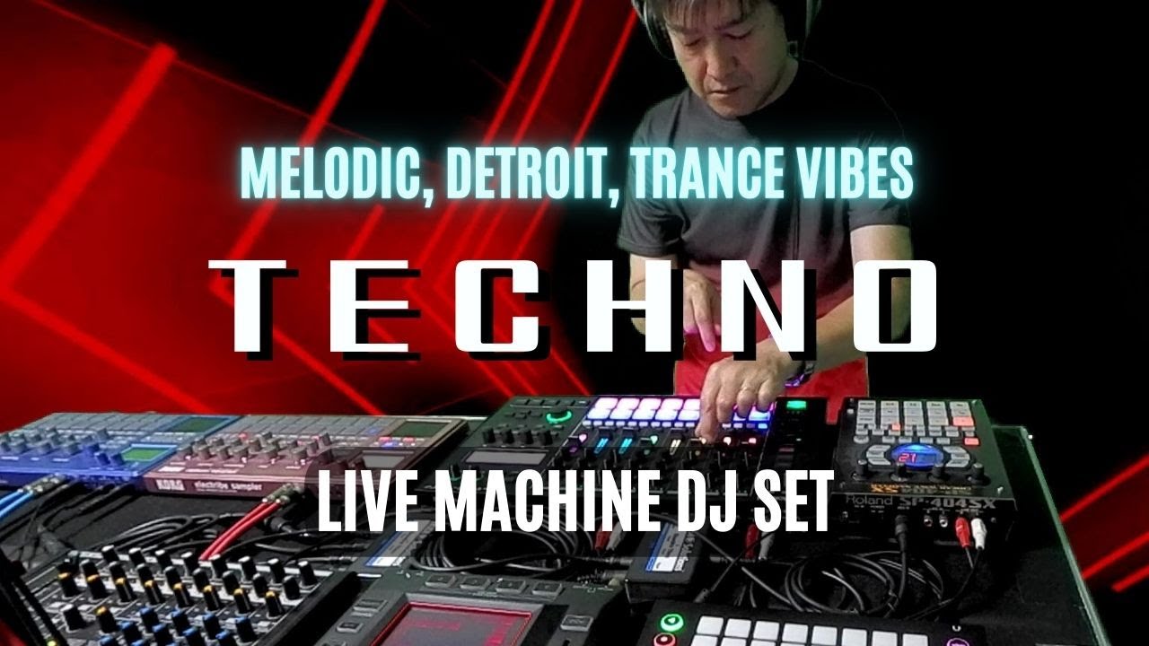 Japanese Techno Original Tracks Live Machine DJ Set 2024 Vol,18 ...