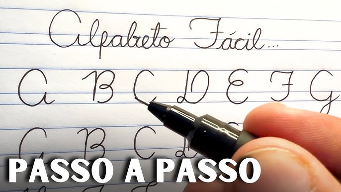 Como Ter Uma Caligrafia Bem Cursiva