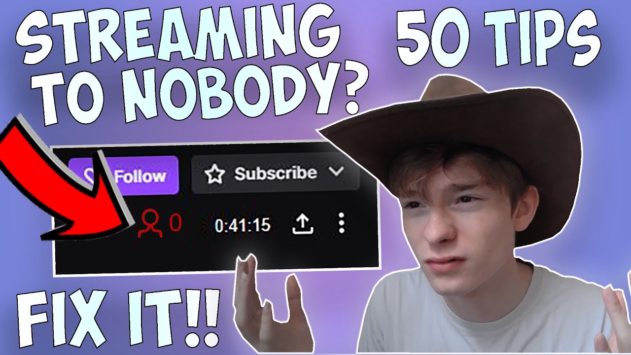 50 EASY Tips To GROW From 0 Viewers On Twitch! - YouTube