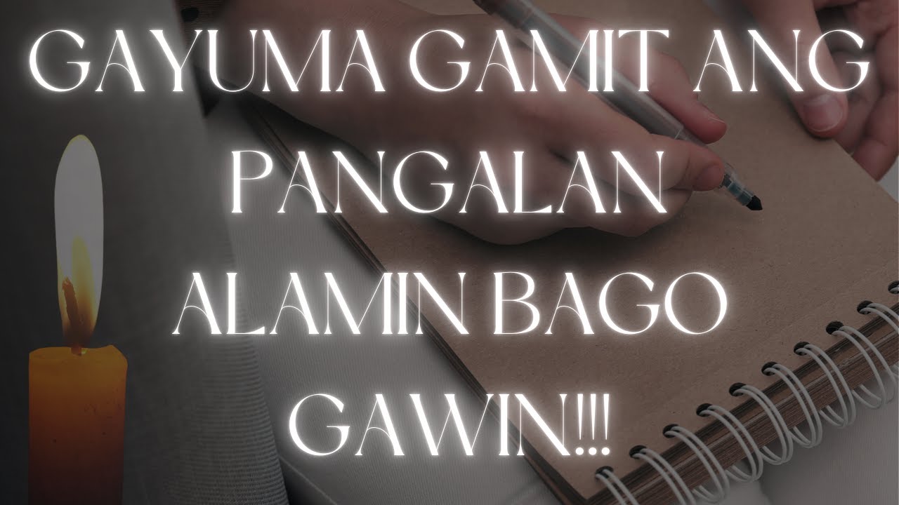 Gayuma Gamit ang Pangalan: Ang Mga Lihim na Dapat Mong Malaman - YouTube