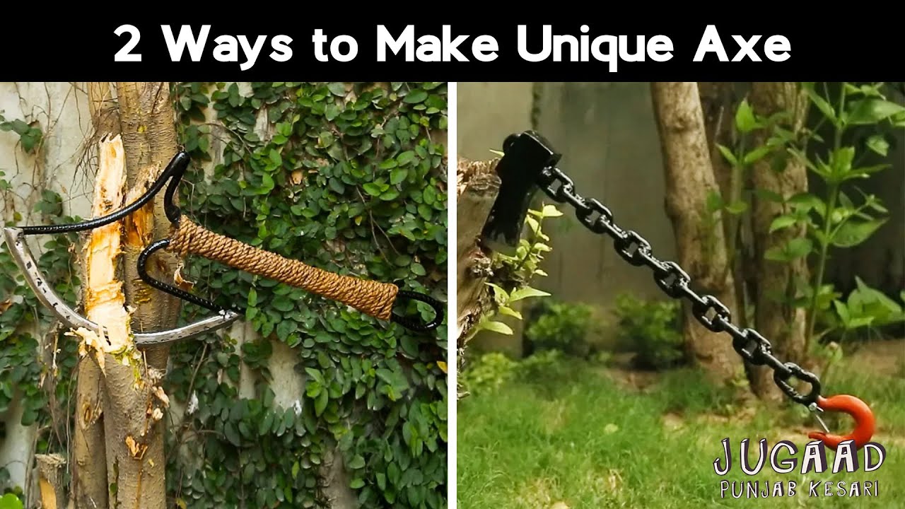 2 Ways to Make Unique Axe - YouTube