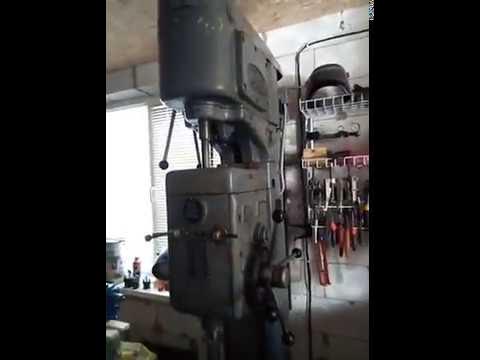 Сверлильный станок 2А125 с частотником от 220 вольт. - YouTube