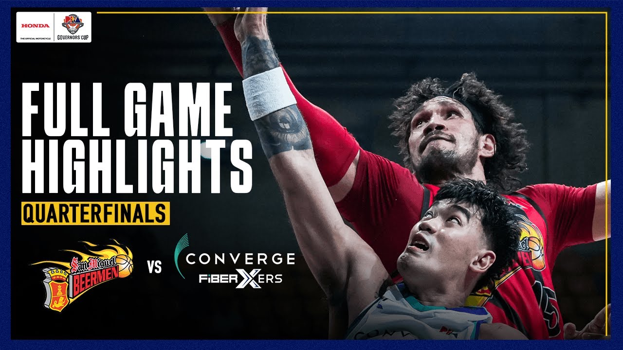 SAN MIGUEL vs CONVERGE | FULL GAME 1 QF HIGHLIGHTS | PBA SEASON 49 ...