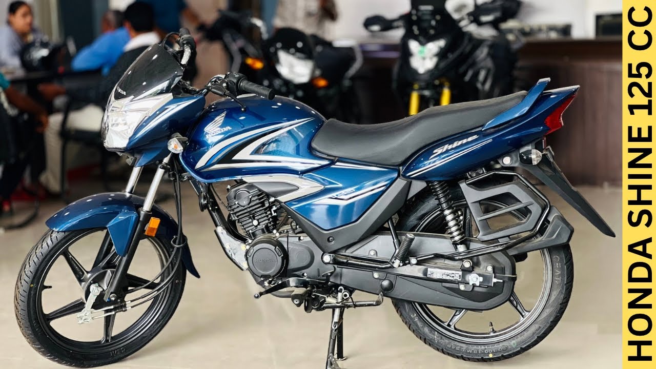2024 Honda Shine 125 Blue Colour Full Review Price & Features ️Best 125 ...