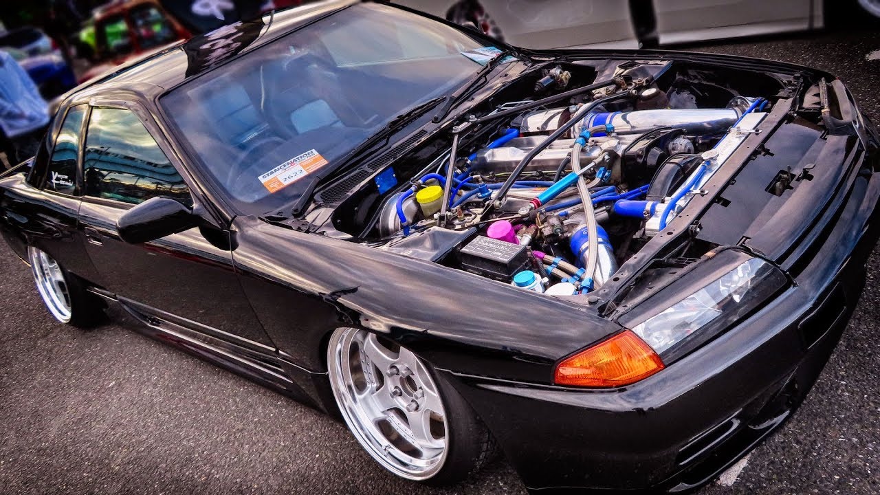 NISSAN SKYLINE R32 Custom スタンス - YouTube