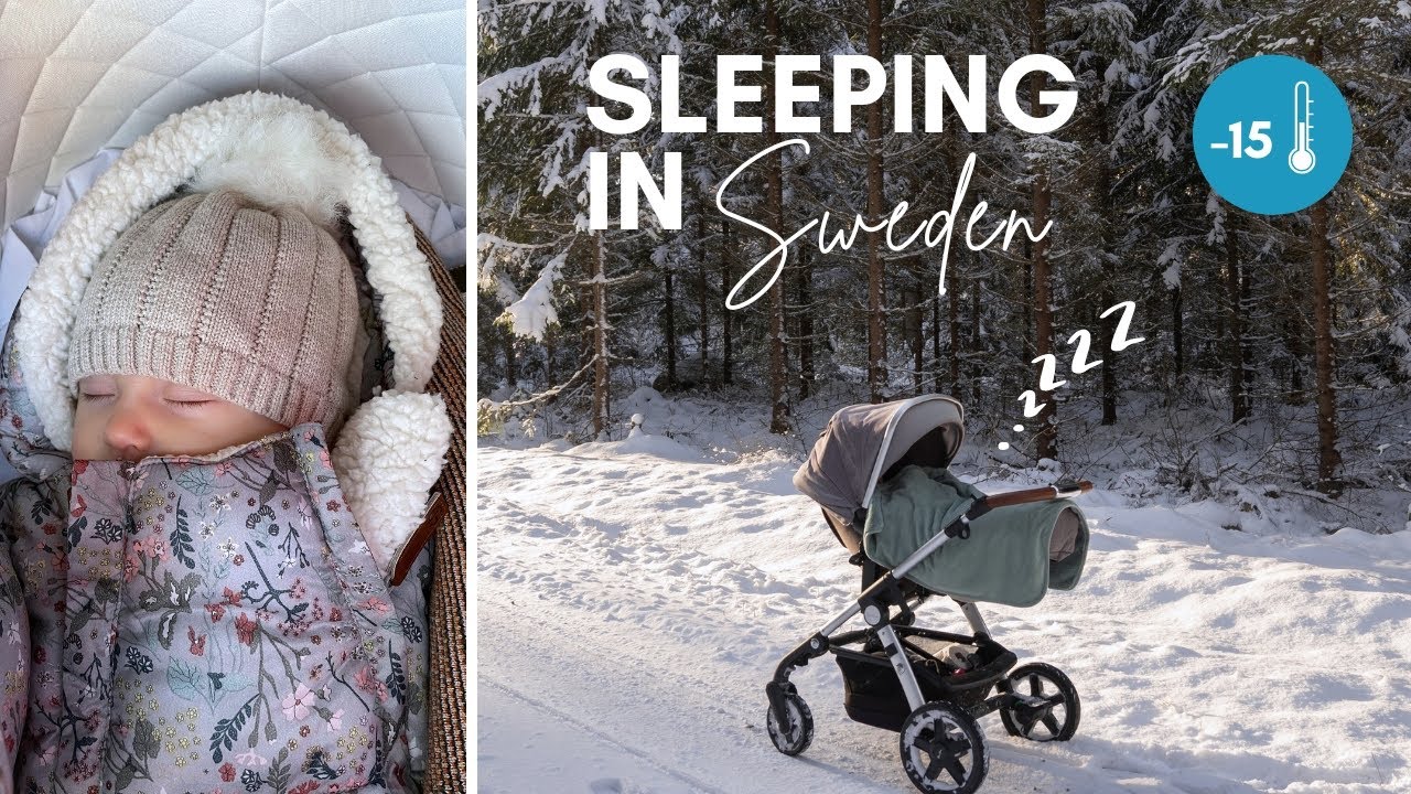 Our Daughter Sleeps in the Freezing Cold in Sweden | Nap Time Routine ...