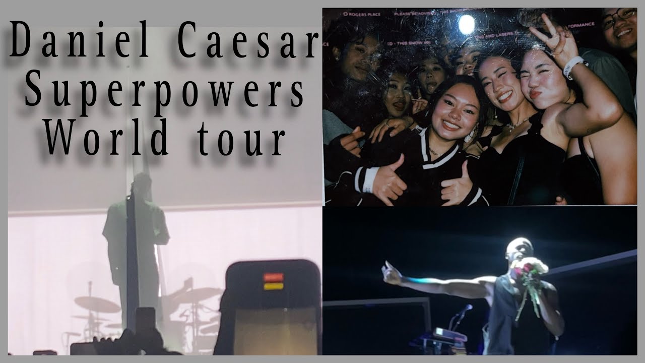 Daniel Caesar Superpowers World Tour 2023 ( YEG ) with Moses Sumney ...