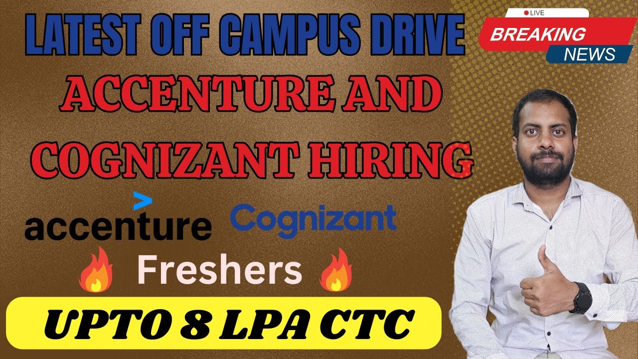 Accenture And Cognizant Off Campus Drive | Hiring Started in MNC ...