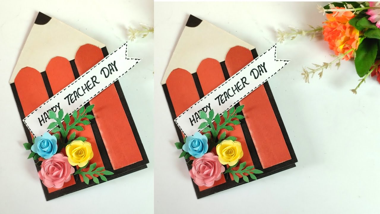 Diy Teacher Day Card 2023//Teachers Day Card Idea - YouTube