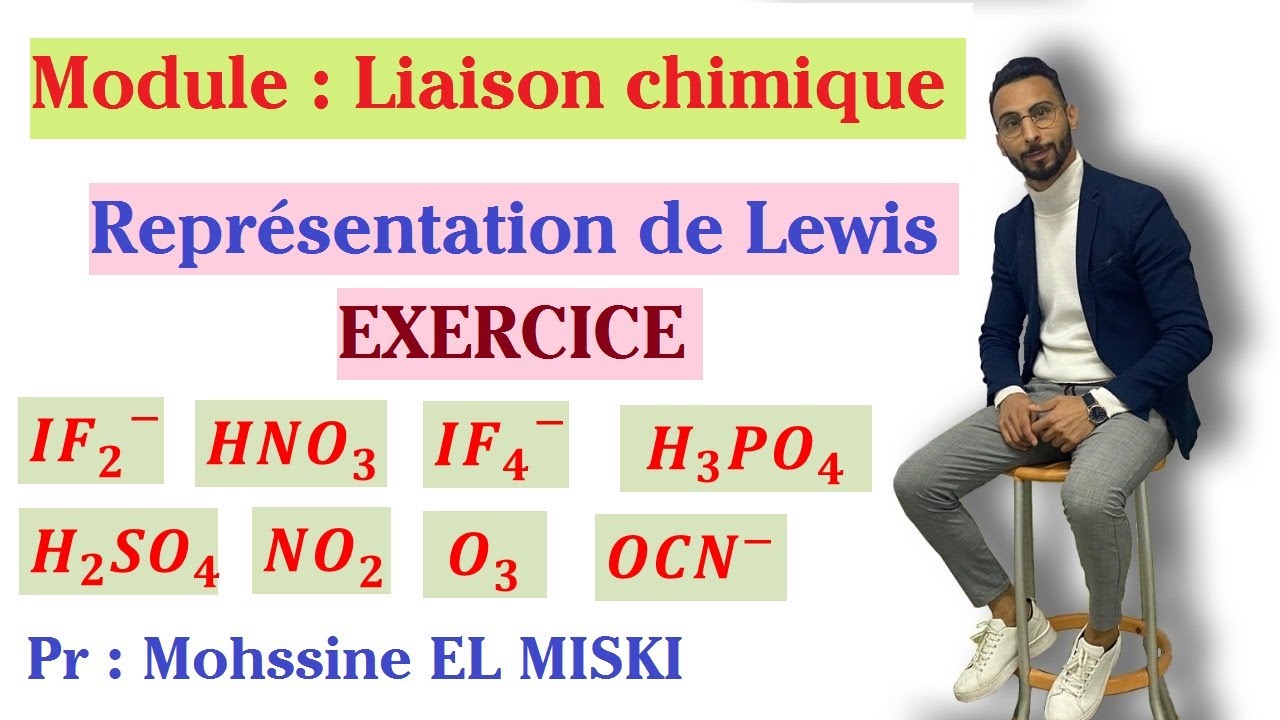 Représentation de lewis Exercices Liaison chimique - YouTube