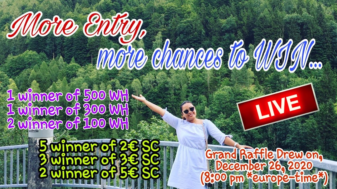 More Entry, more chances to WIN - YouTube