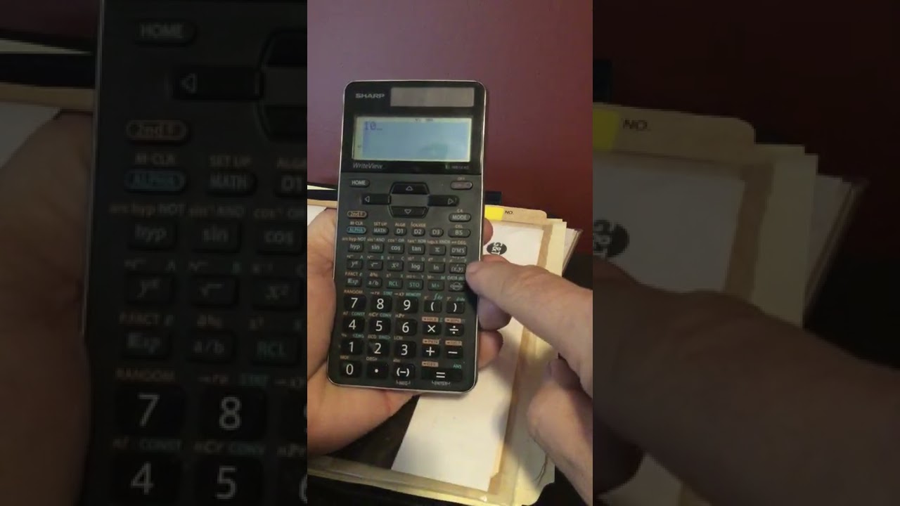 Complex Mode on Sharp 516 - YouTube